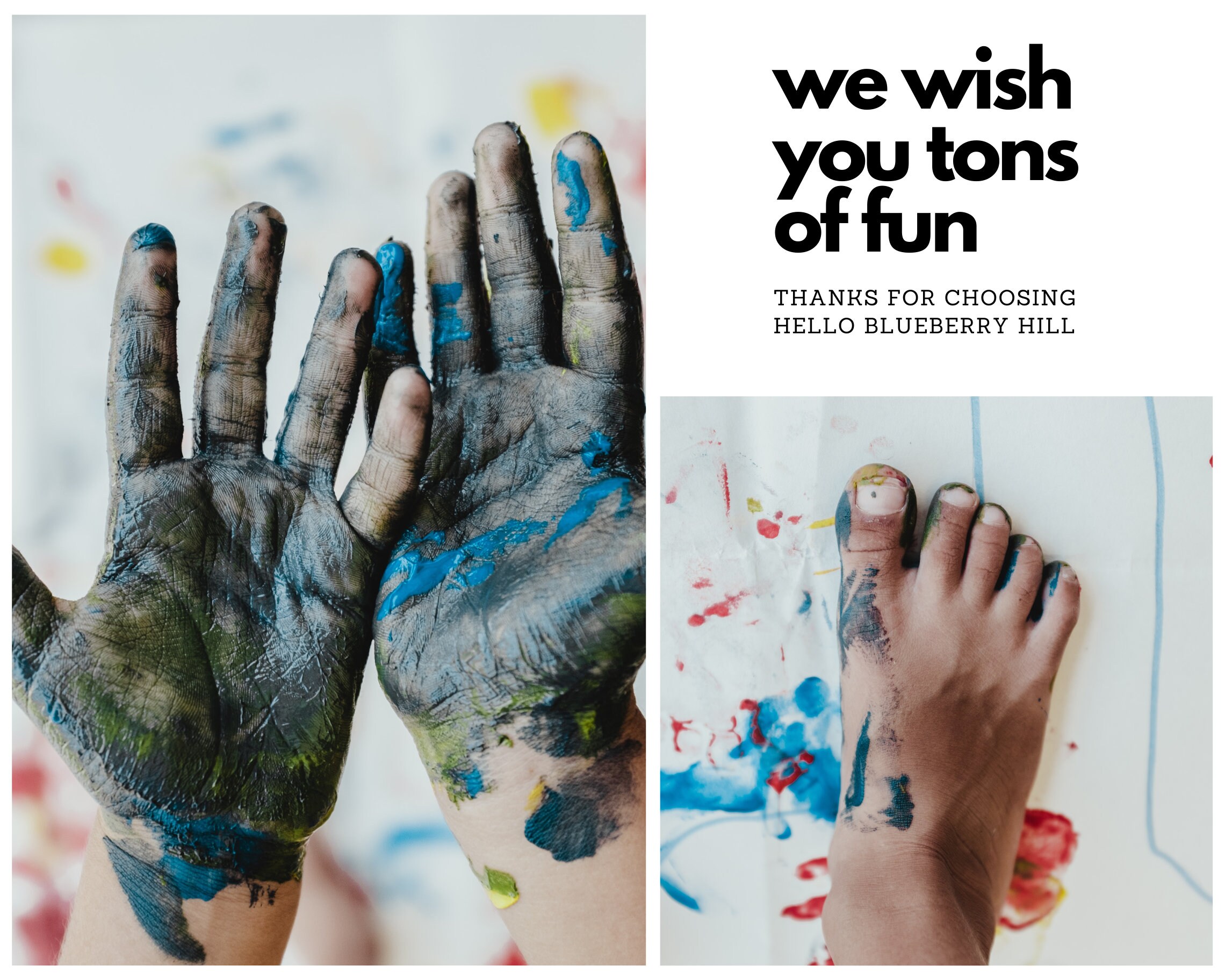 Mother's Day Handprint Art, Printable Gift, Digital PDF, Baby Toddler ...