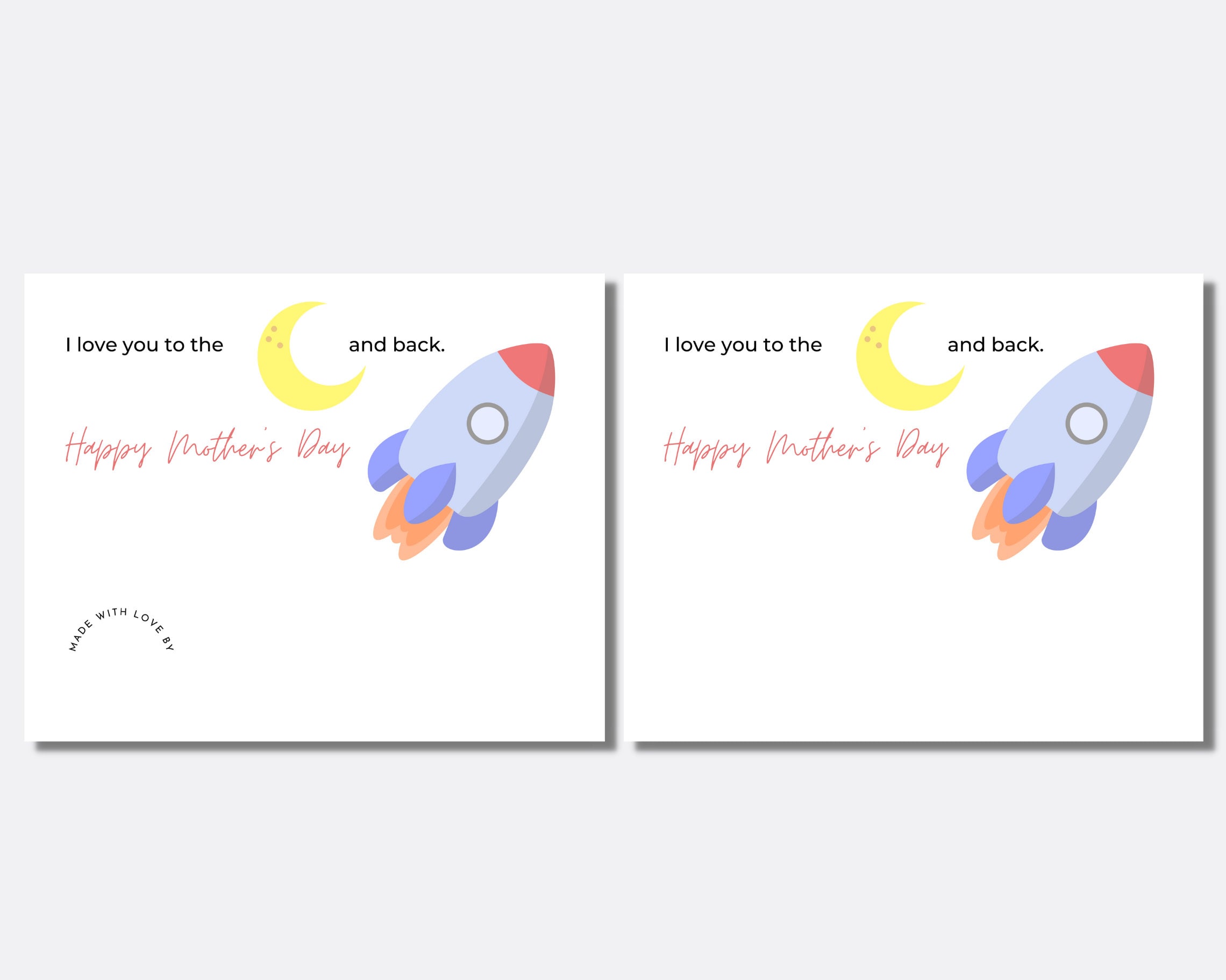 Mother's Day Handprint Art, Printable Gift, Digital PDF, Baby Toddler ...