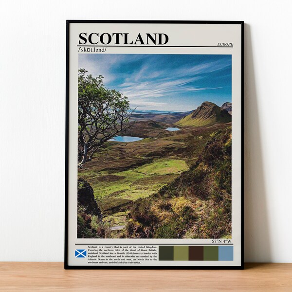 Scotland Poster - Etsy