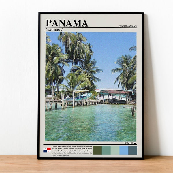 Panama Poster - Etsy UK