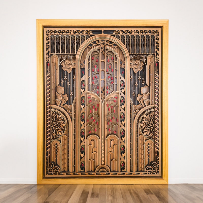 Layered Wood Art - Etsy