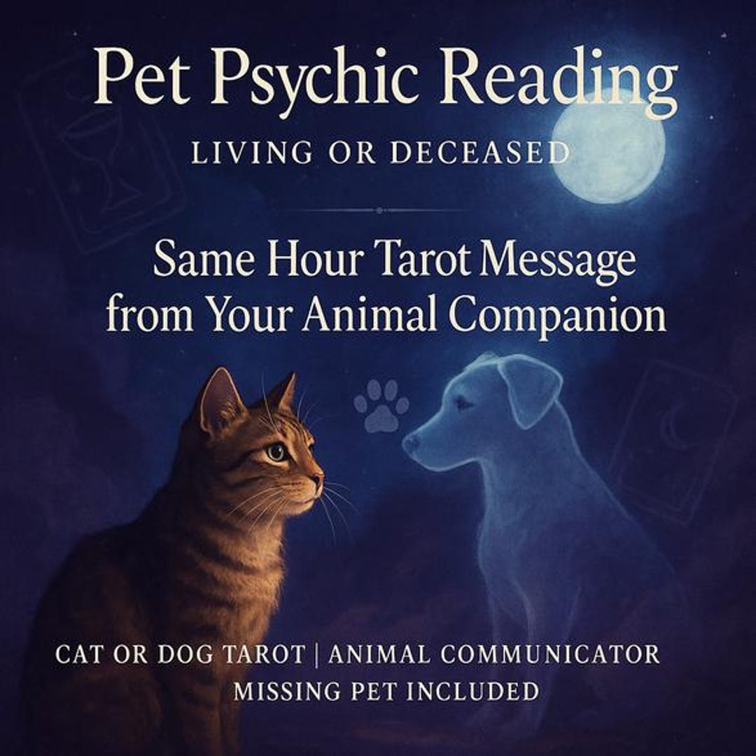 Same Hour Pet Psychic Reading, Animal Communication (PDF Download) - Etsy