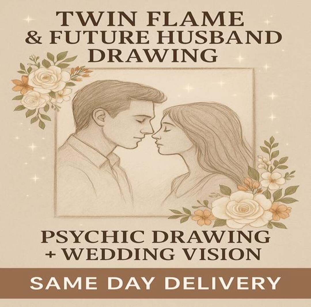 Twin Flame & Future Husband Drawing + Psychic Love Reading | Soulmate ...