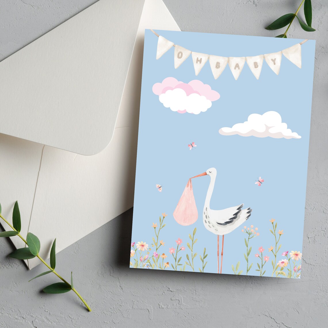 Congratulations Pregnancy Card, Baby Shower Card, Mom Pregnancy Card ...