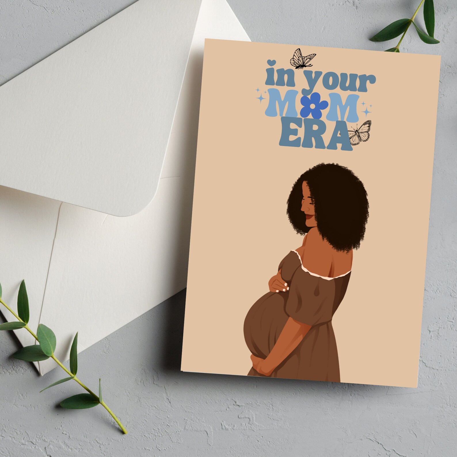 In Your Mom Era, Congratulations Pregnancy Card, Baby Shower Card, Mom ...