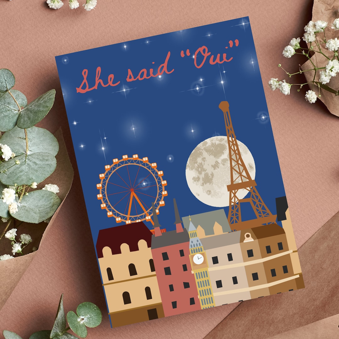 She Said "oui" Bachelorette Party Invitation Card, French Theme ...