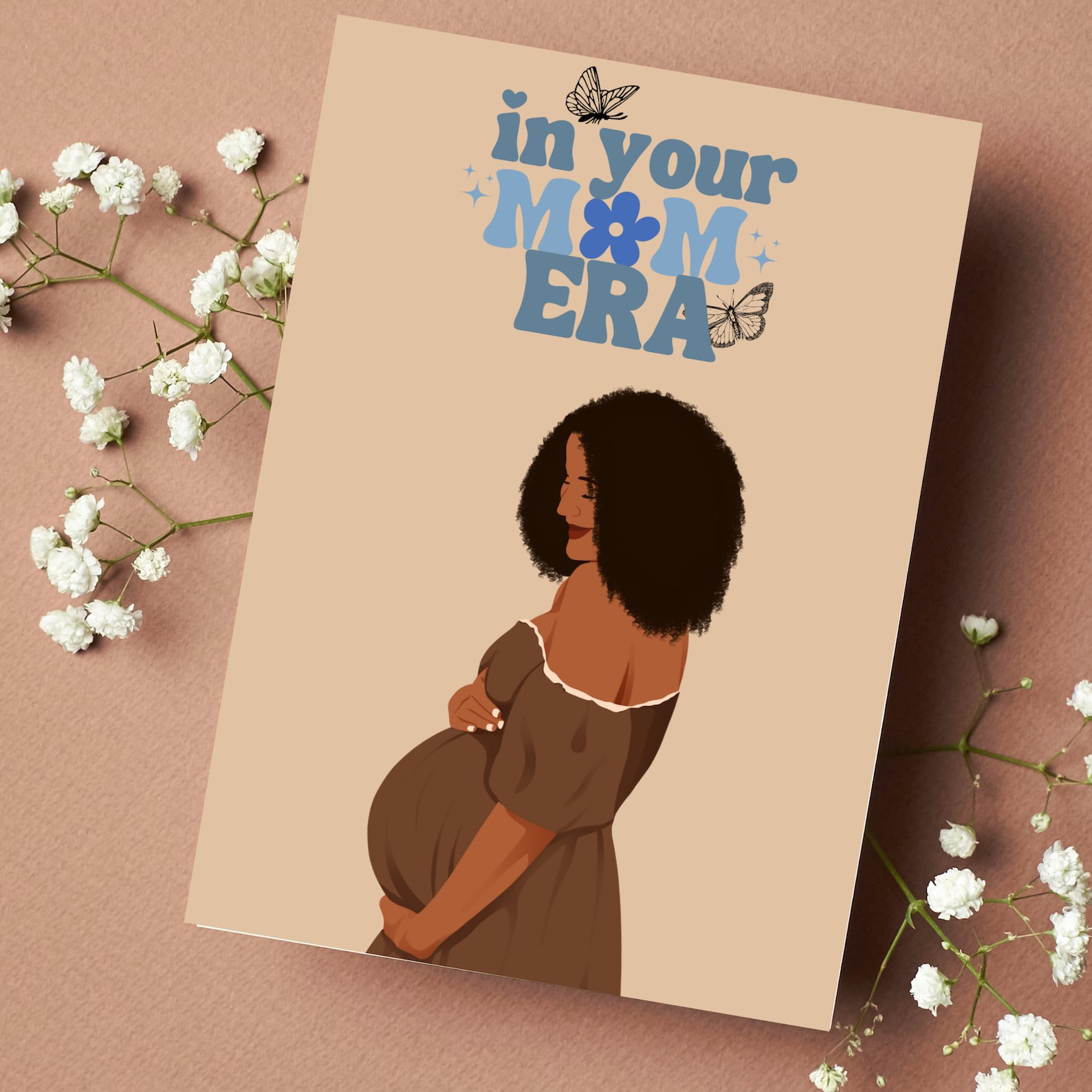 In Your Mom Era, Congratulations Pregnancy Card, Baby Shower Card, Mom ...