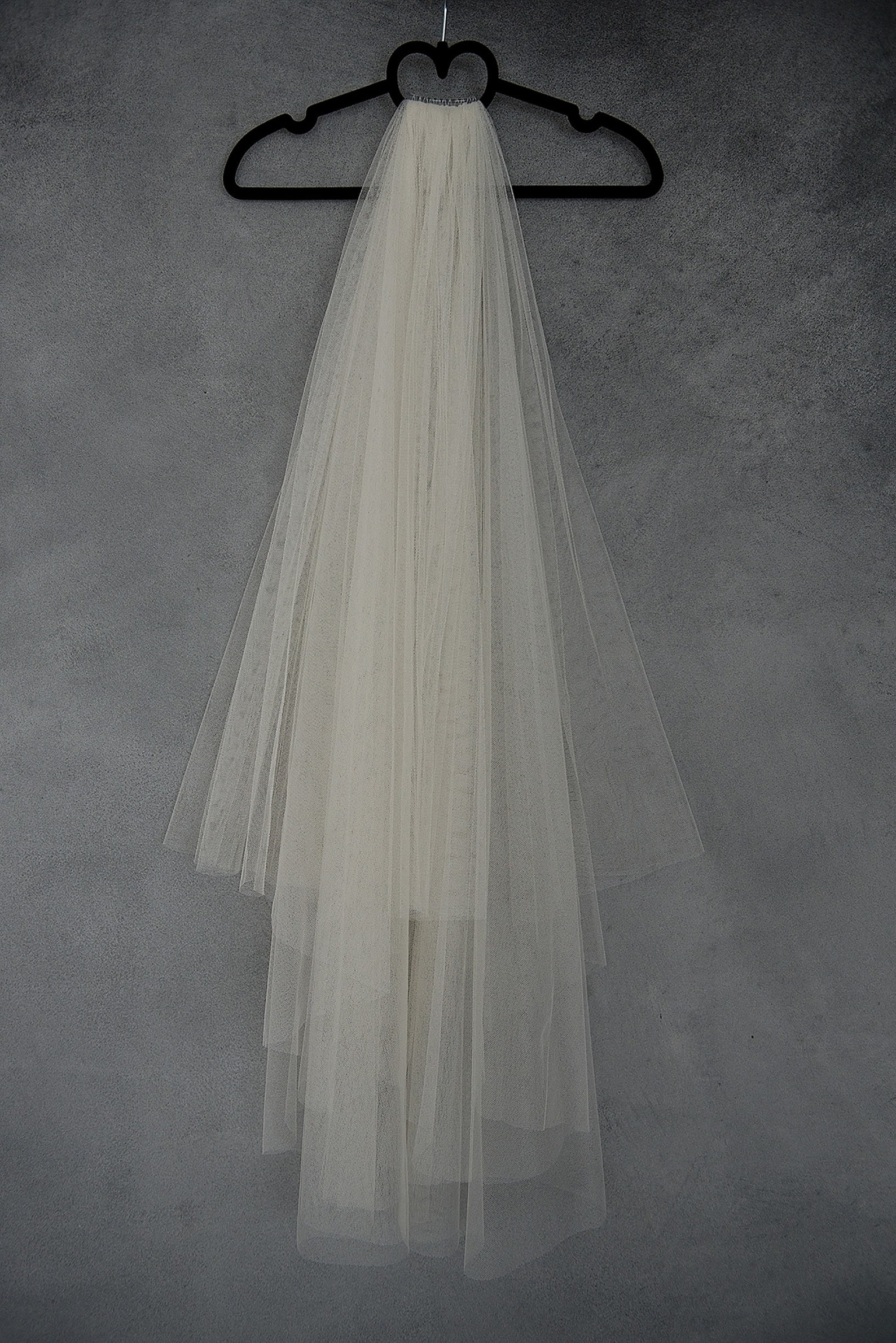 BRIDAL STOLE VEIL, Handmade Bridal Veil, Ivory Veil, Wedding Stole ...