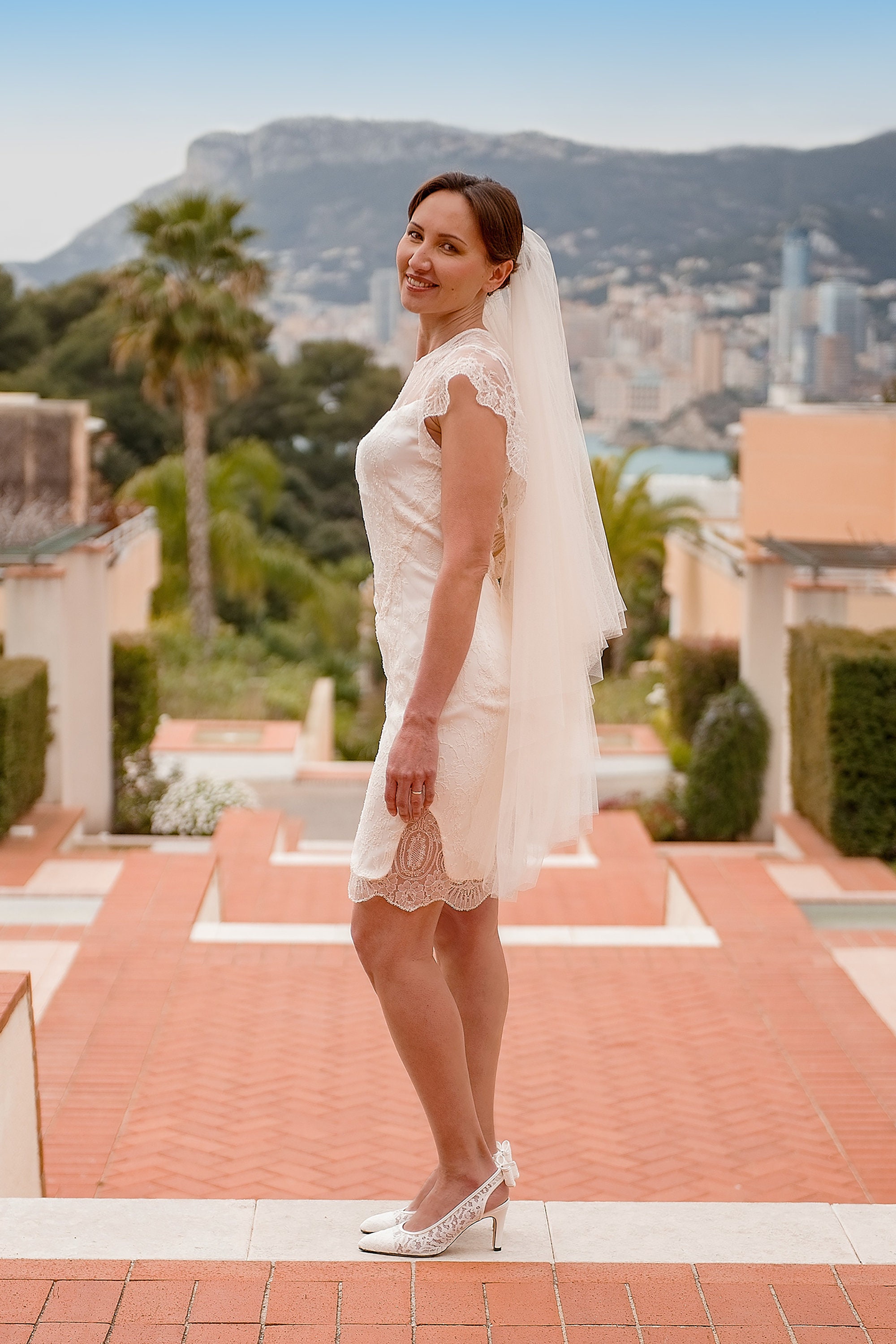 BRIDAL STOLE VEIL, Handmade Bridal Veil, Ivory Veil, Wedding Stole ...