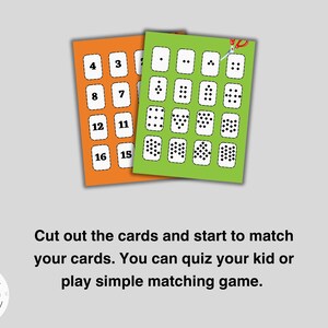 Matching Card Game for Kids Preschool Math Worksheet Childrens Coloring ...