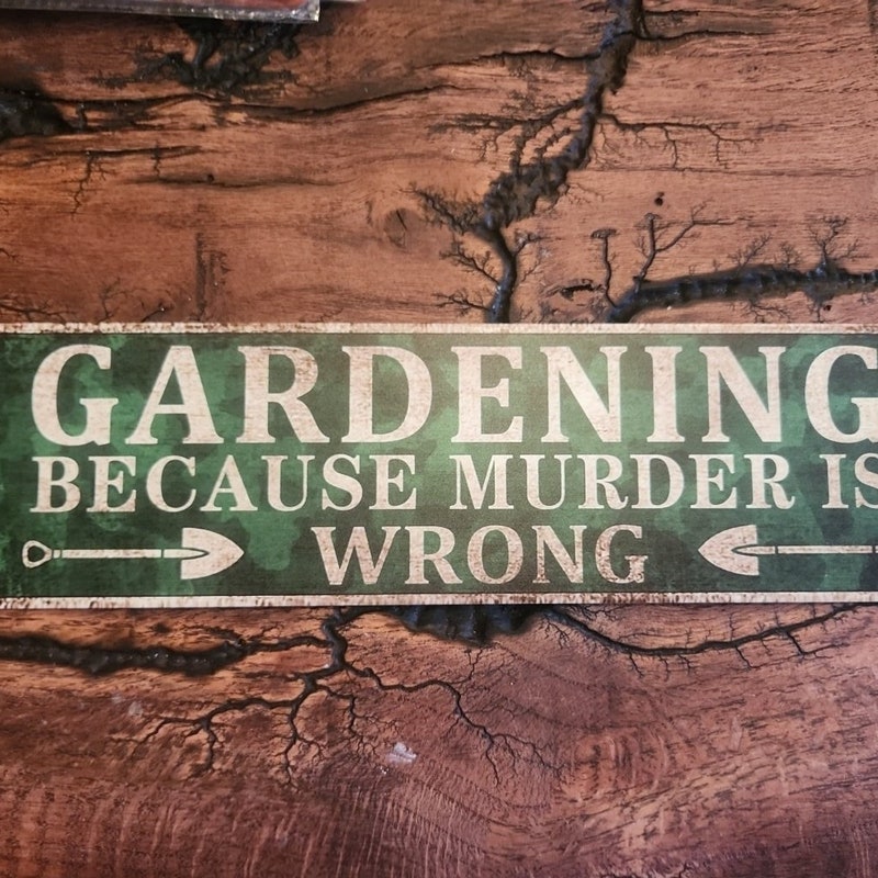 Gardening Sign - Etsy