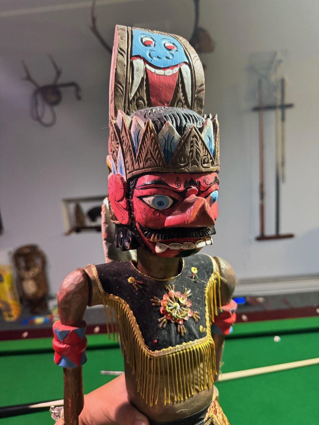 Wayang Golek Puppet Two Faced Indonesia - Etsy