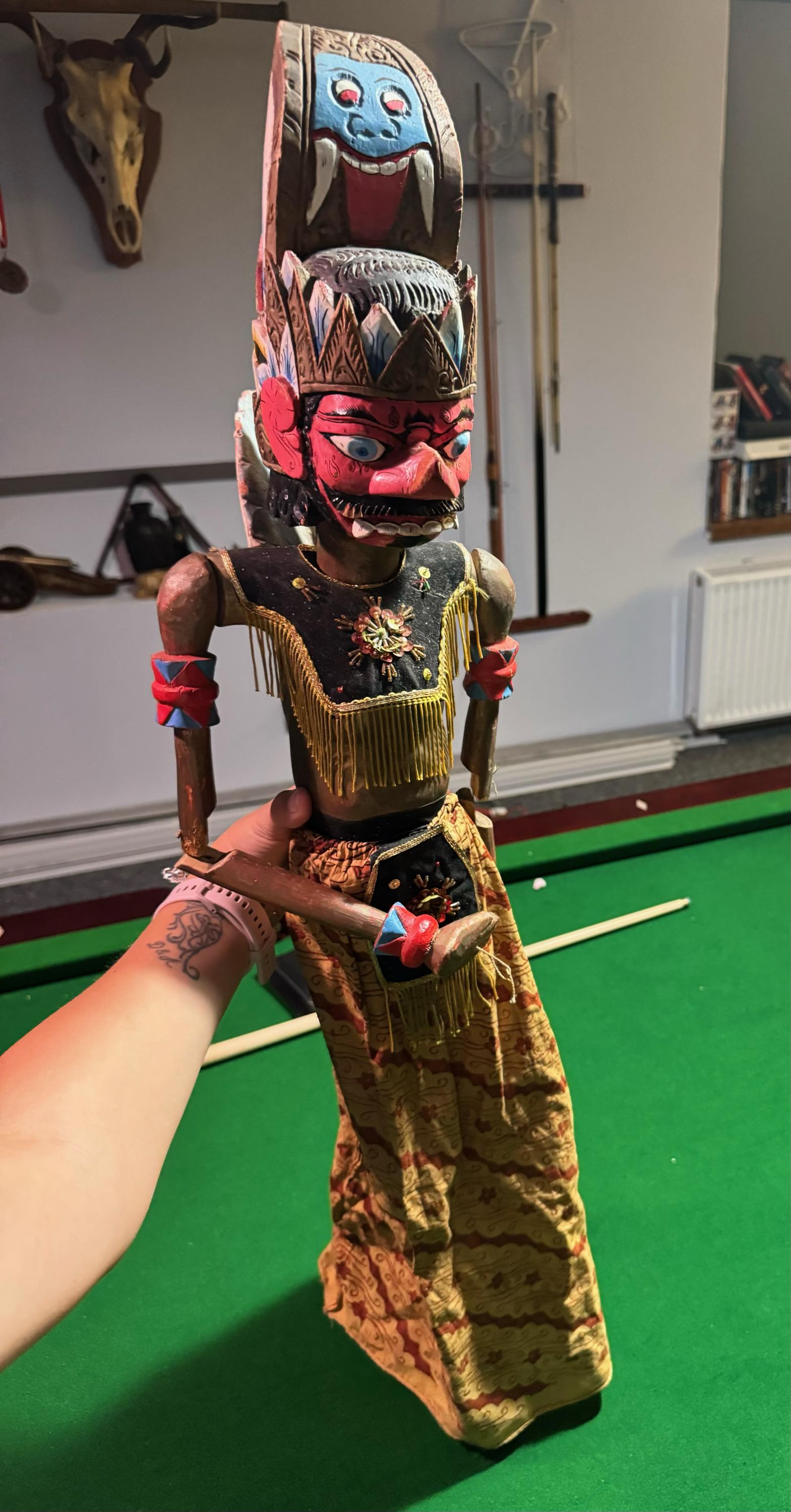 Wayang Golek Puppet Two Faced Indonesia - Etsy