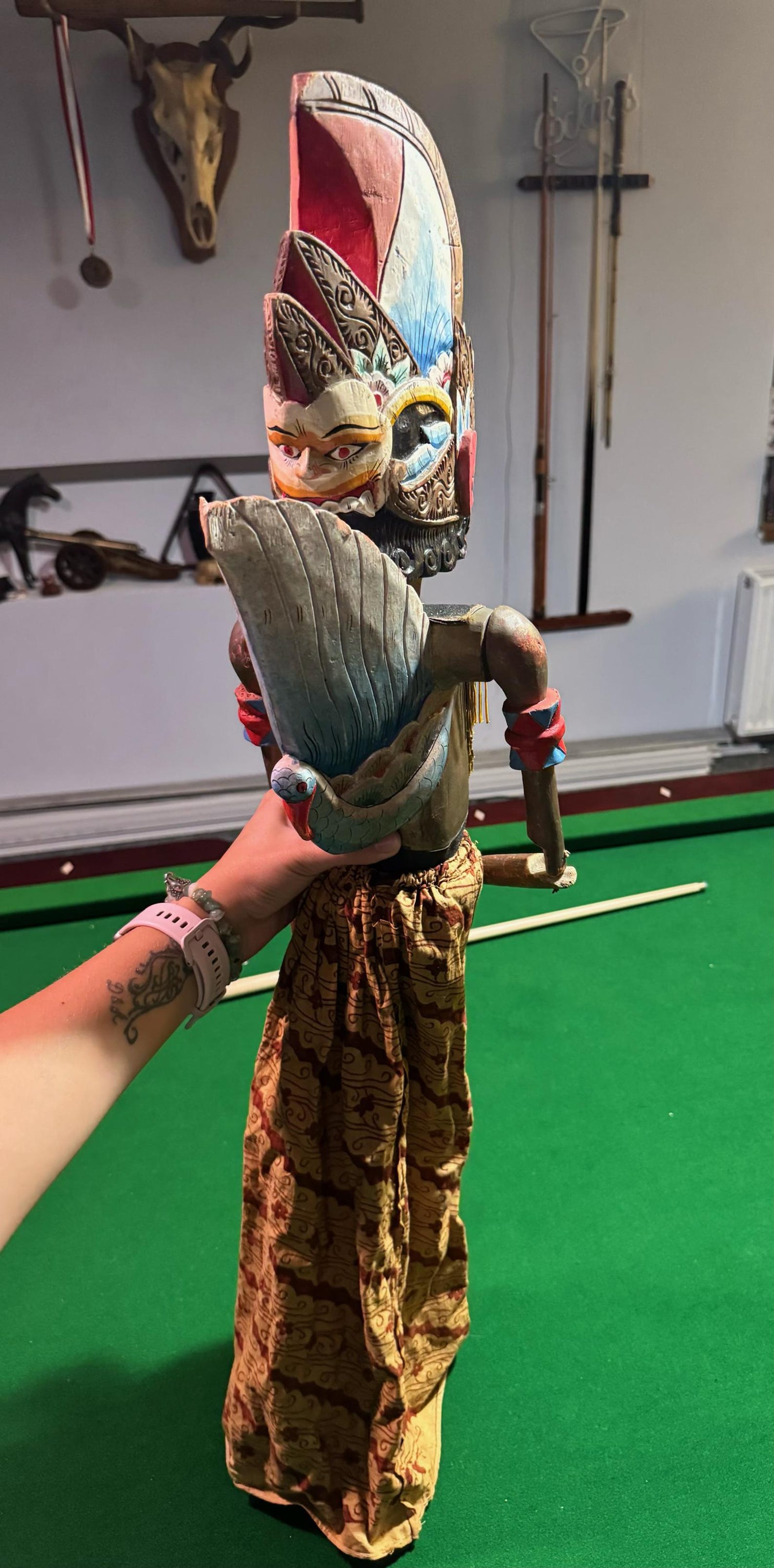 Wayang Golek Puppet Two Faced Indonesia - Etsy