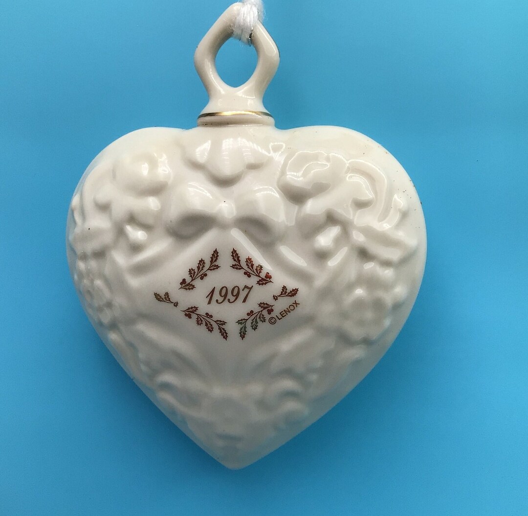 1997 Lenox Traditional Annual Ornament; Heart in Original Box - Etsy