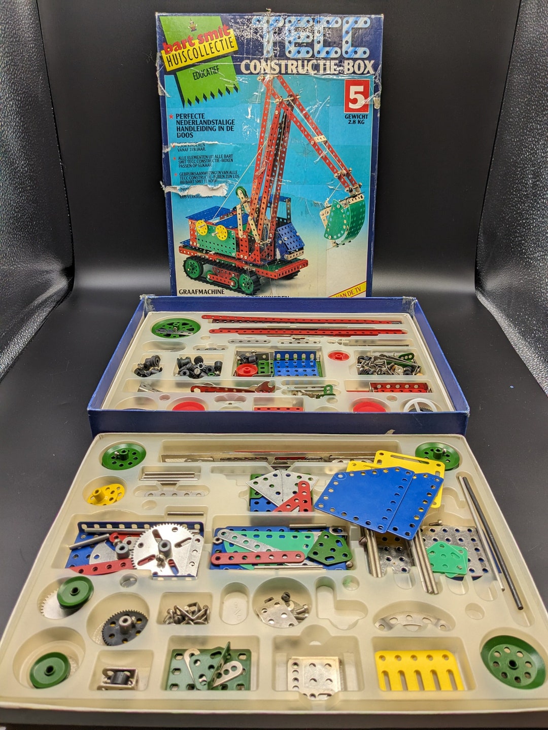 TEC Bart Smit - Construction Box Set No. 5, Vintage Erector-type Toy ...