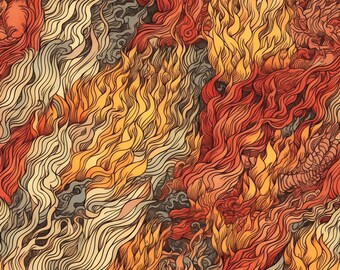 Japanese Flame Patterns