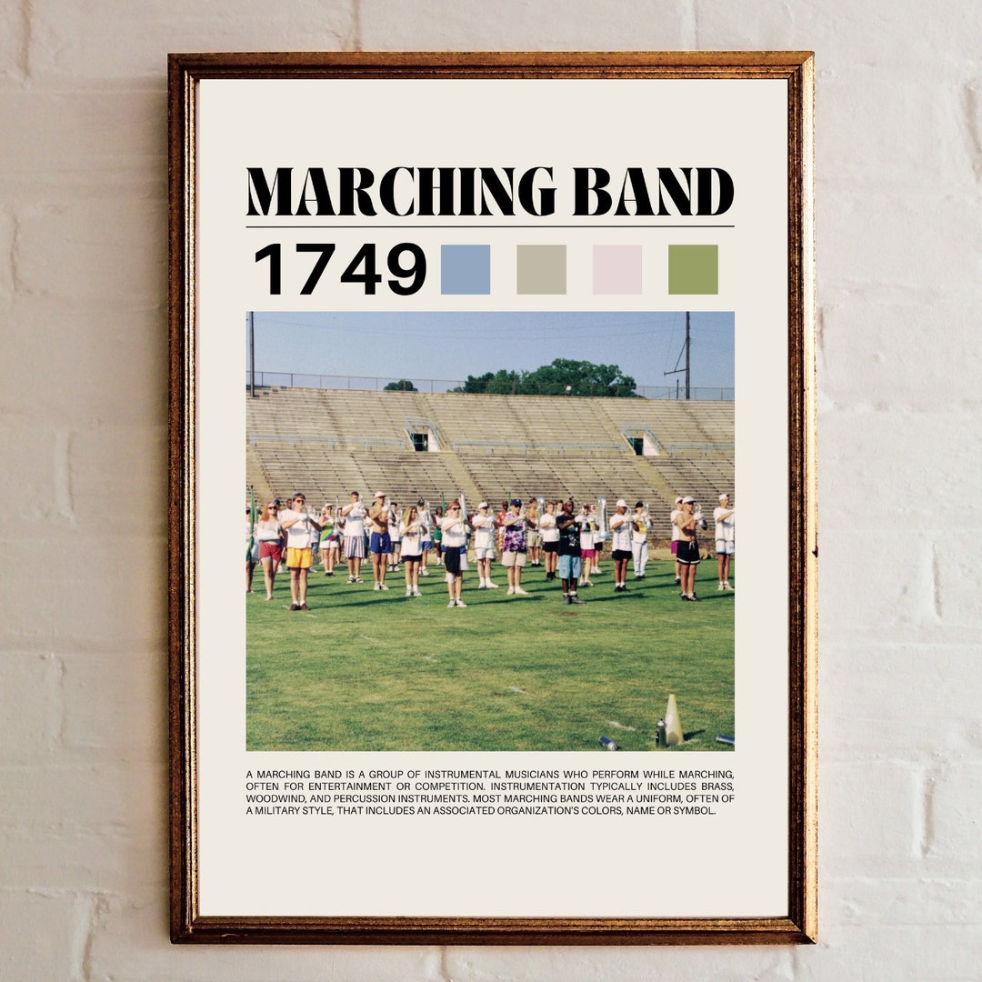 Marching Band Rehearsal Poster Digital Download - Etsy