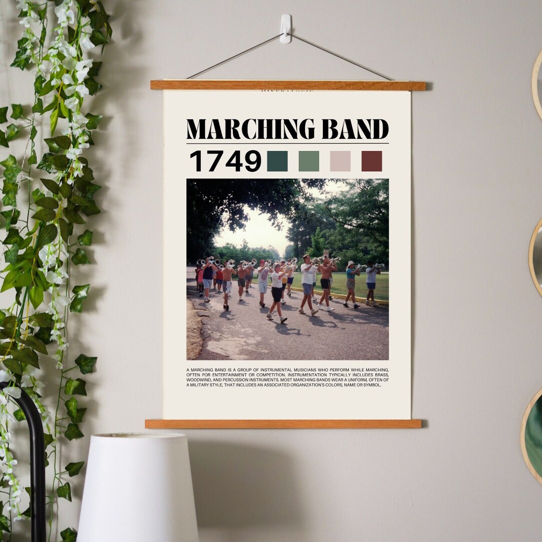 Marching Band Rehearsal Poster Digital Download - Etsy