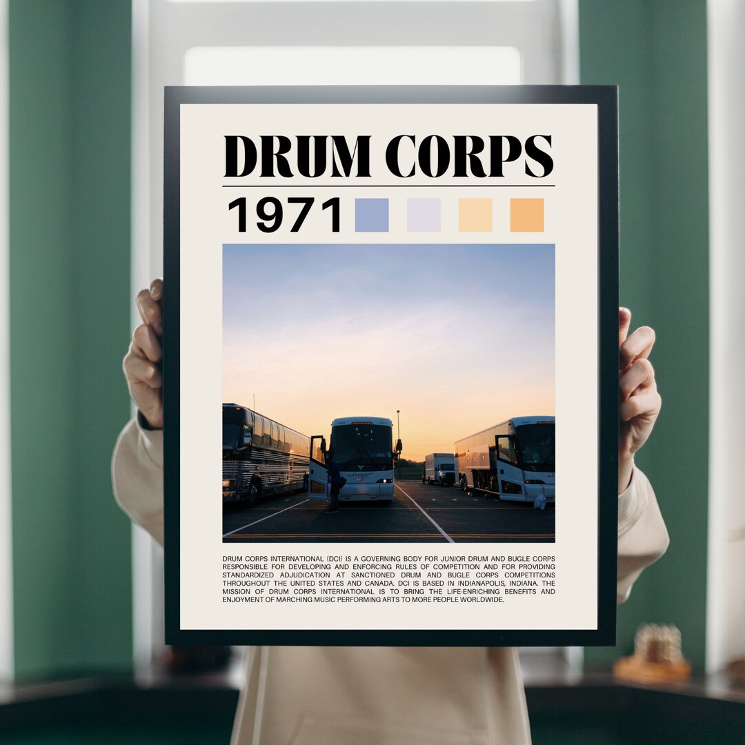 Drum Corps International Lot Poster Digital Download - Etsy