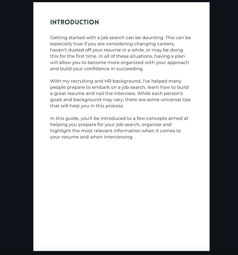 Job Search Guide and Workbook— Advice From a Recruiter on How to Plan ...