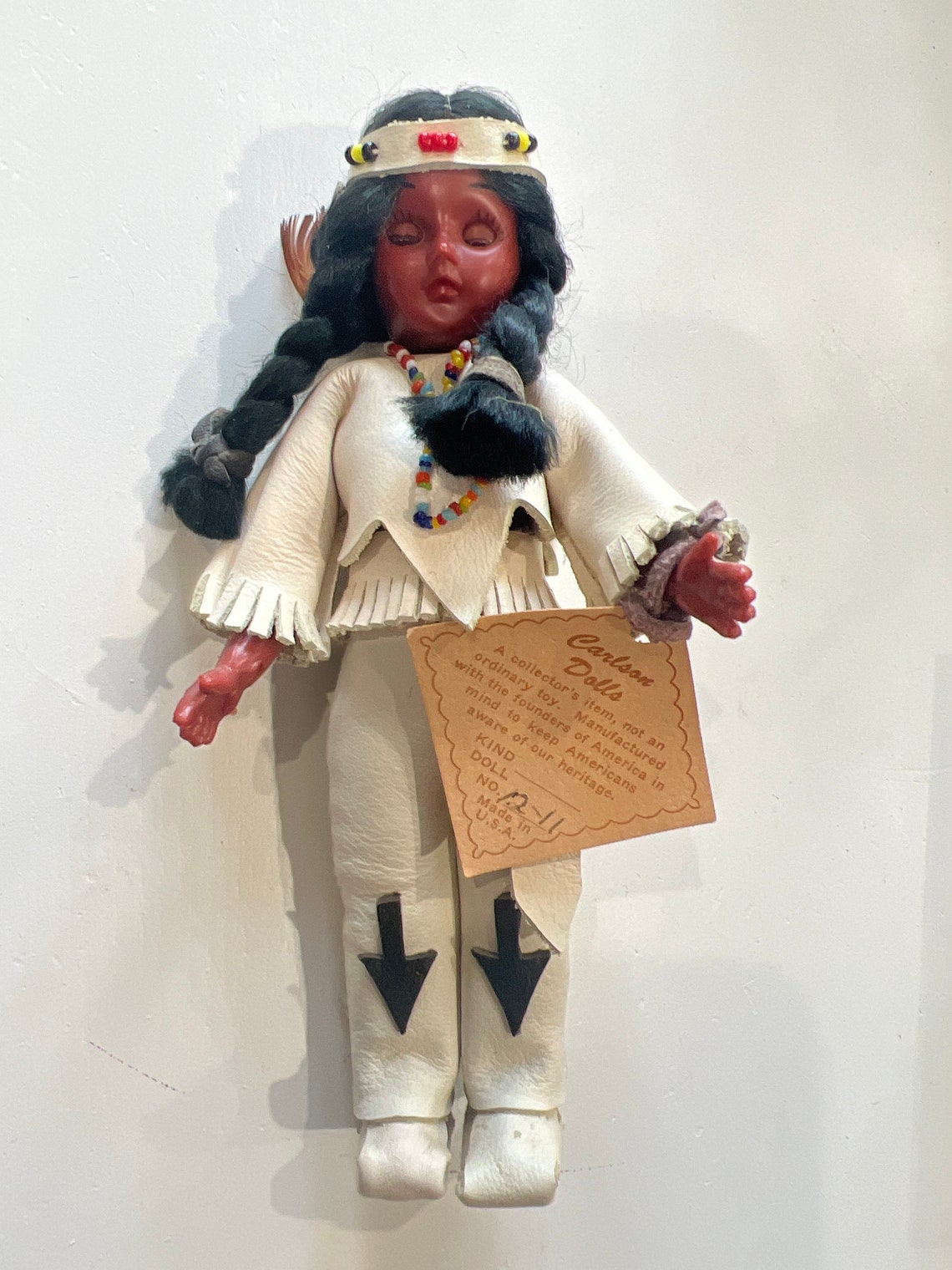 Vintage Native American Carlson Doll - Etsy