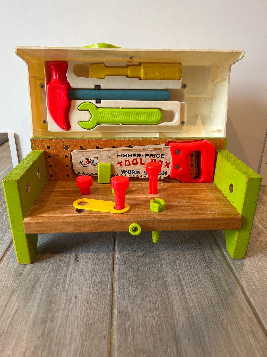 Vintage Fisher Price Tool Box - Etsy