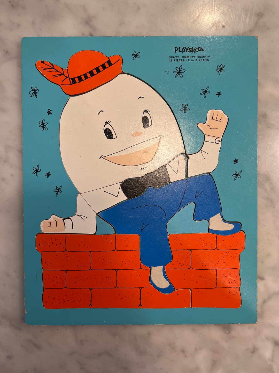 Vintage Humpty Dumpty Playskool Puzzle - Etsy