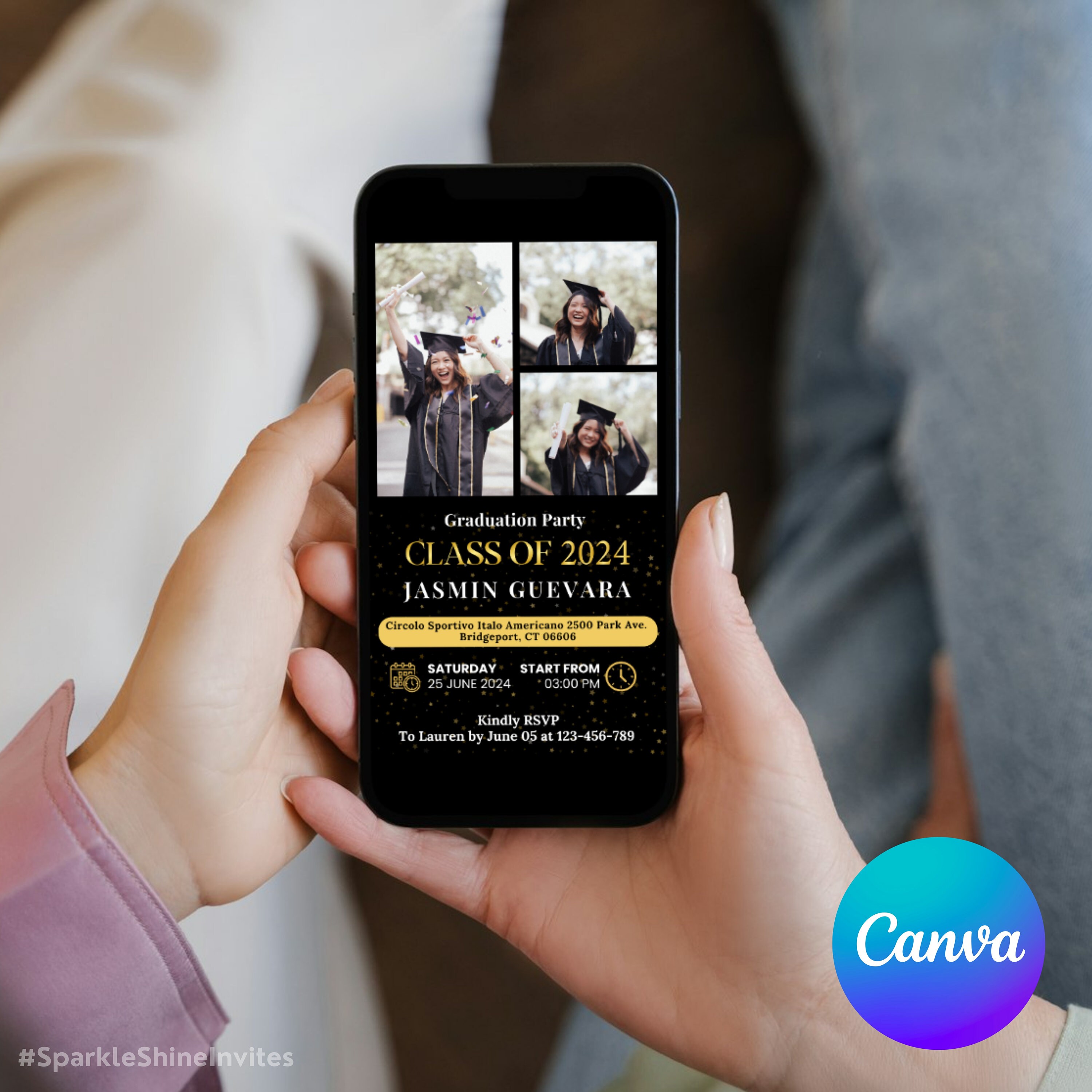 Custom Graduation Party Invitations: Personalized Grad Celebration ...