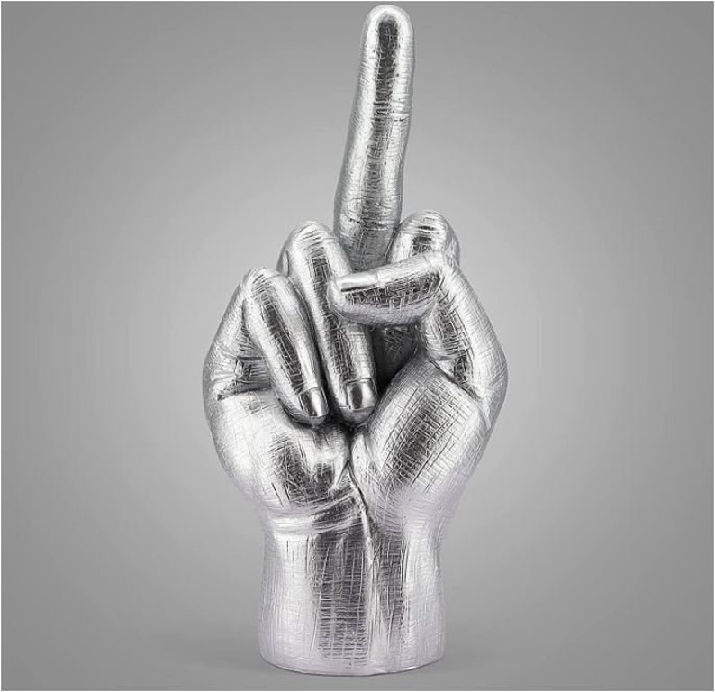 Middle Finger Statue in Different Colors - Etsy