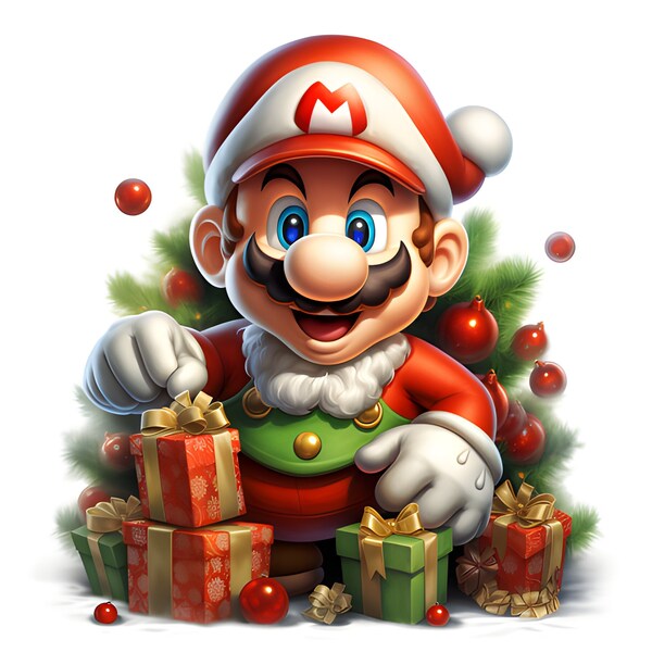 Mario Bros Ornament - Etsy