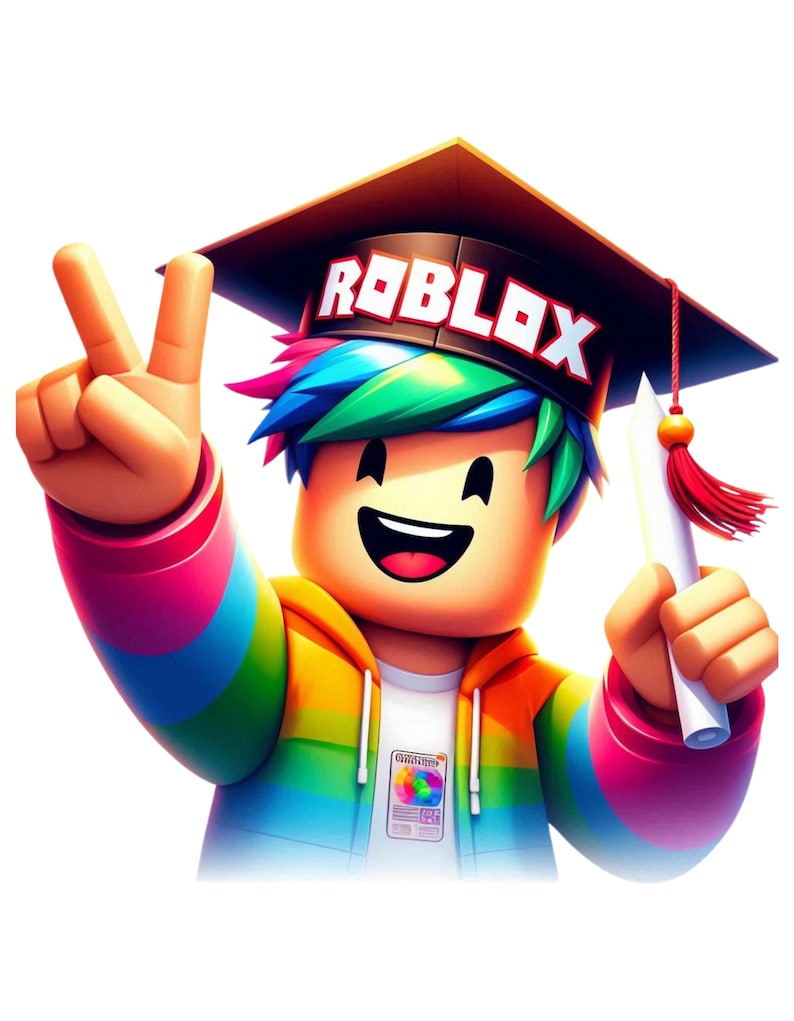 Roblox Png. Roblox Graduation. Original Images. Set of 10 High ...