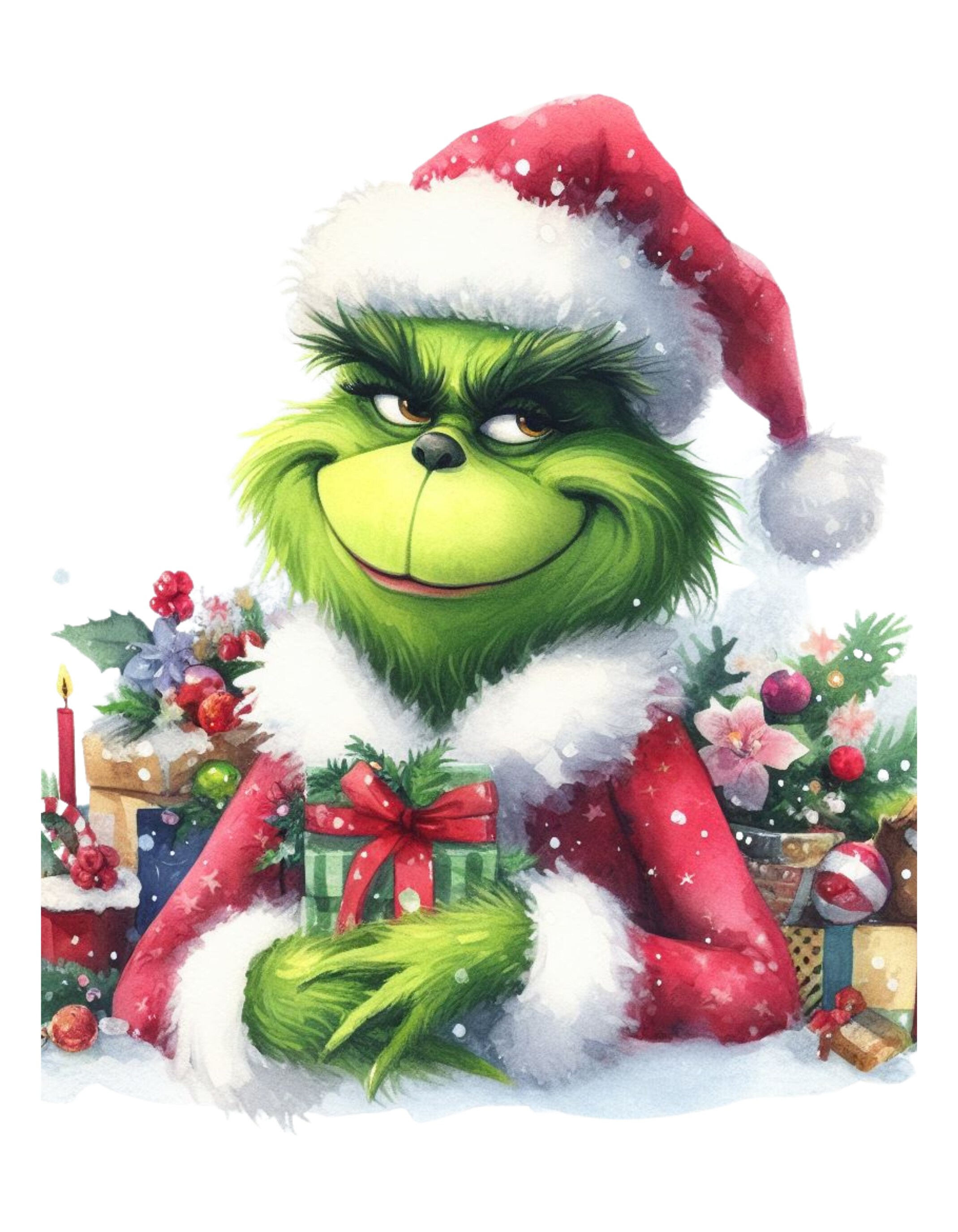Grinch Png. Set of 7 High Quality Images Ready to Print. Png - Etsy UK