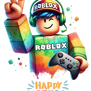 Roblox Png. Set of High Resolution Images. Instant Digital Download ...