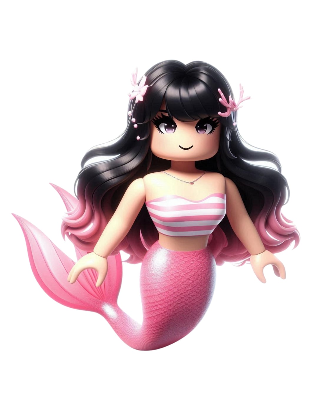 Roblox Png. Mermaid Png. Set of 10 High Resolution Images. Instant ...