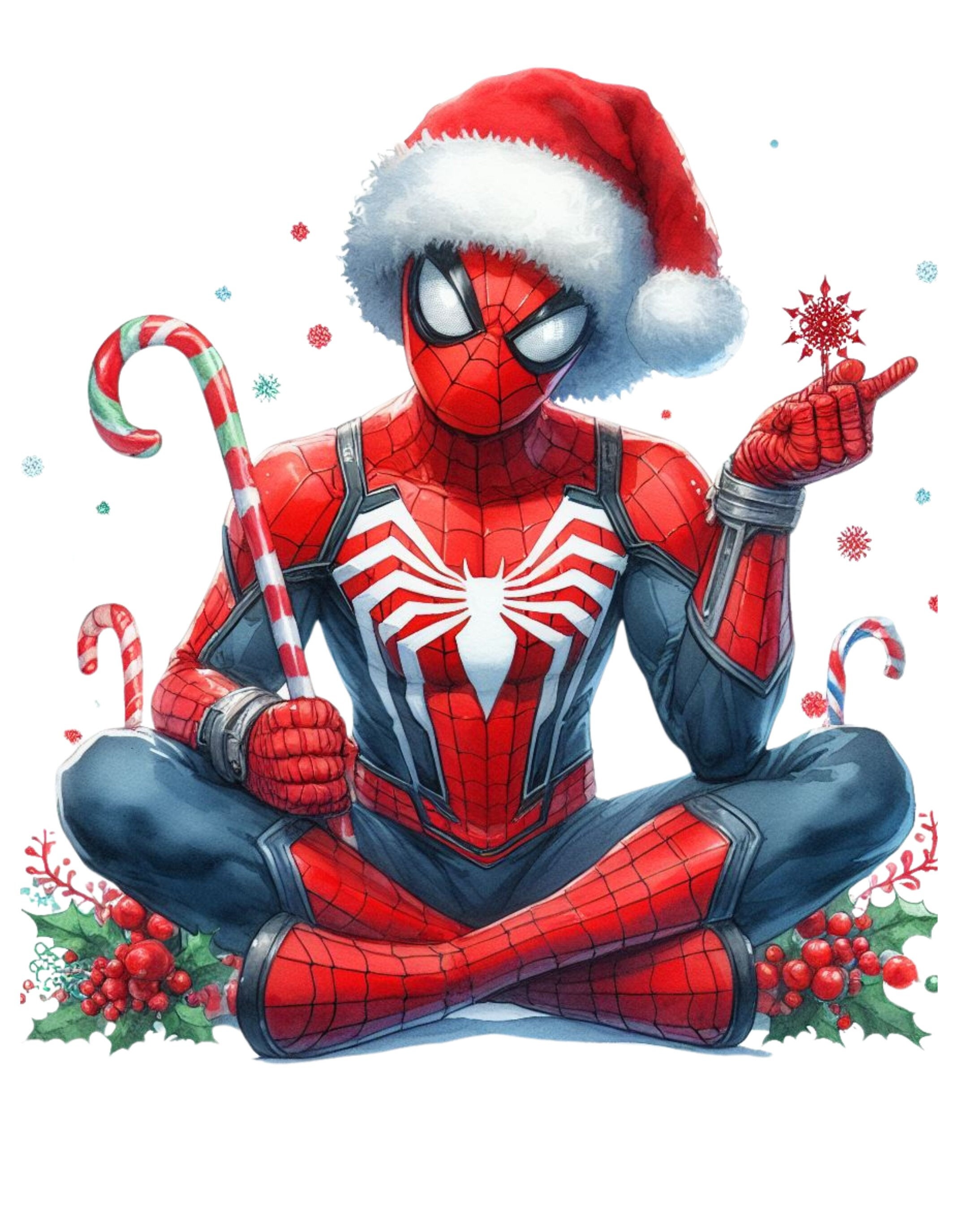 Fondo De Pantalla Navideño De Spiderman
