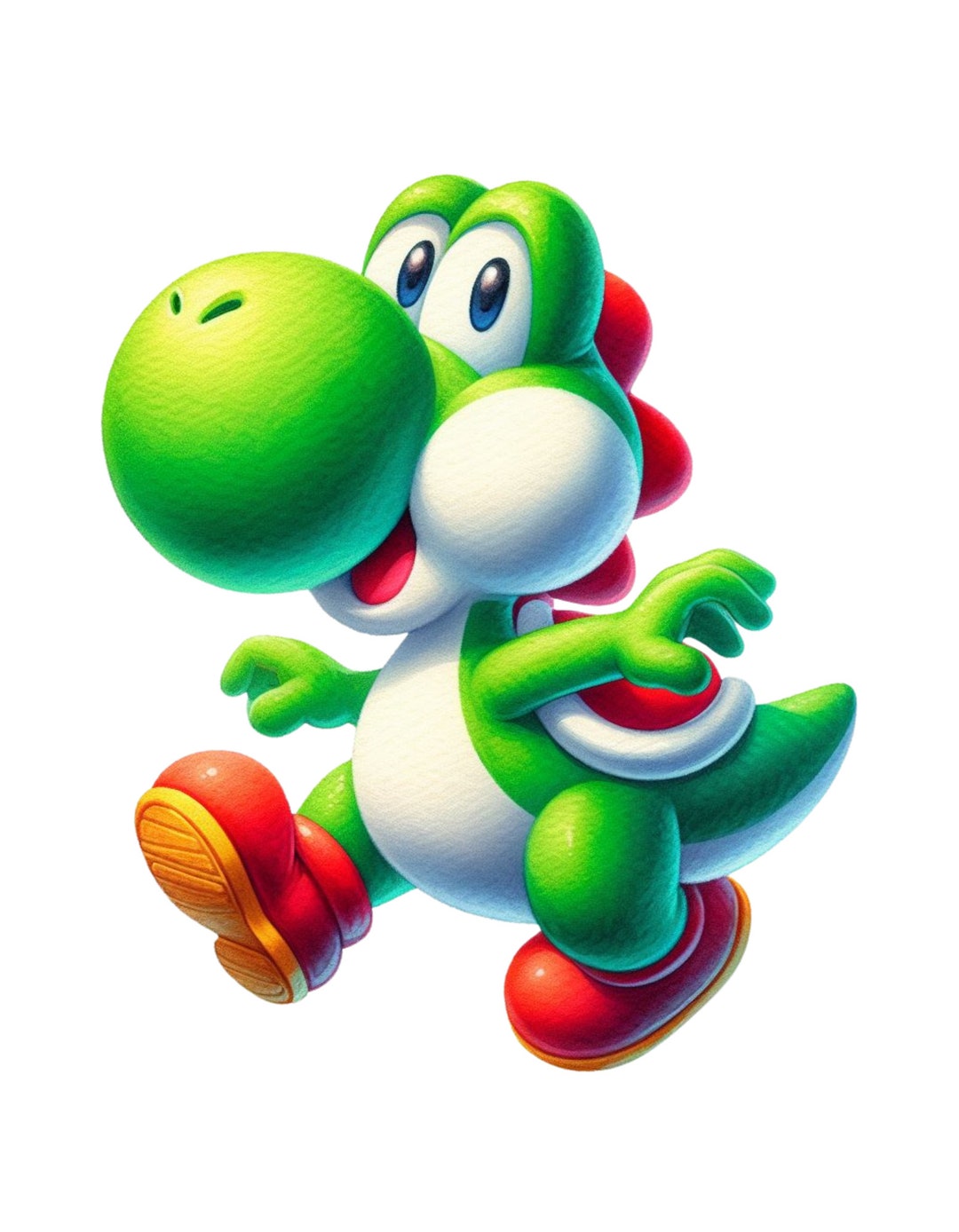 Yoshi png. Satz mit 10 druckfertigen Bildern. Sofortdownload. PNG-Format - Etsy.de