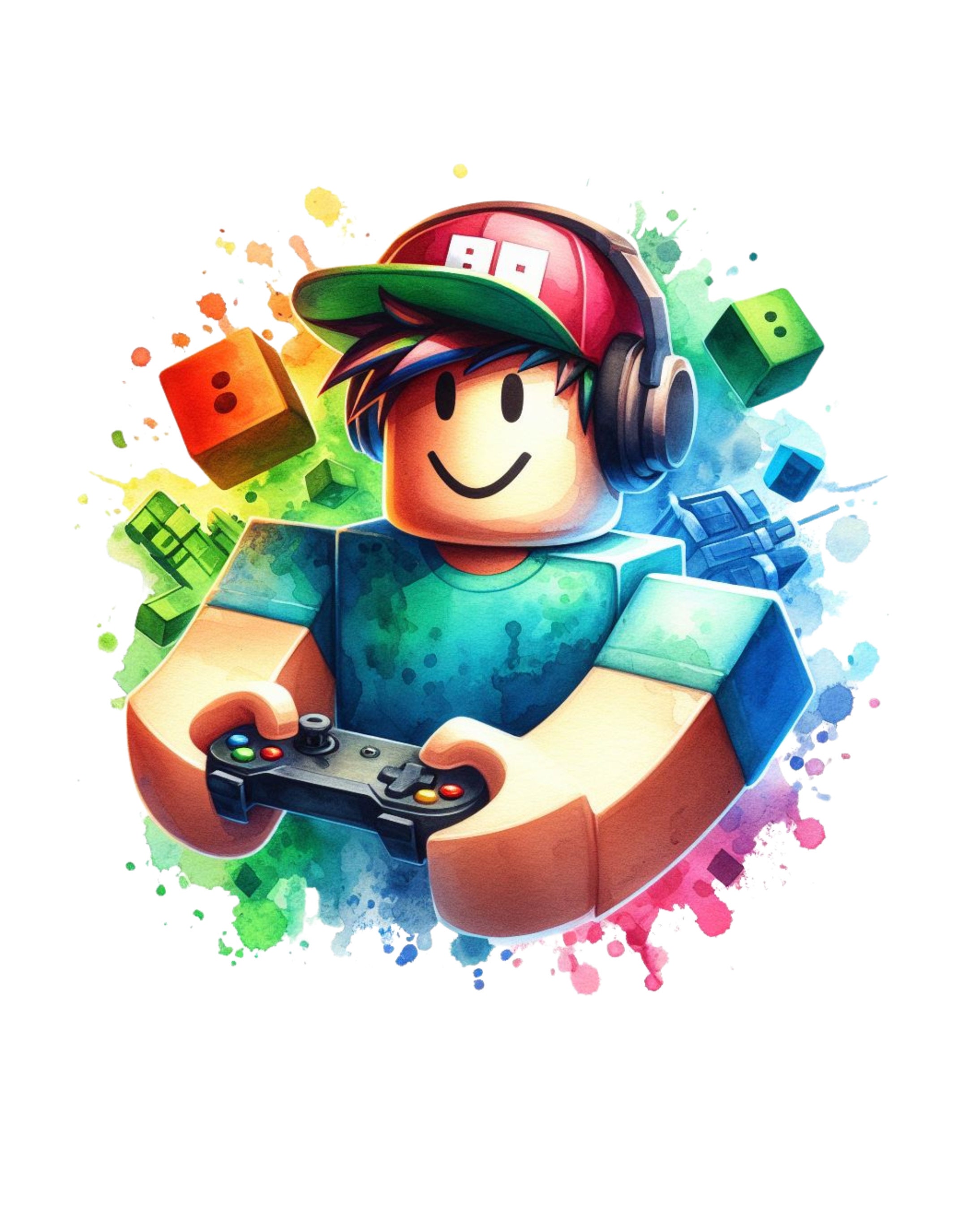 Roblox Png. Set of High Resolution Images. Instant Digital Download ...