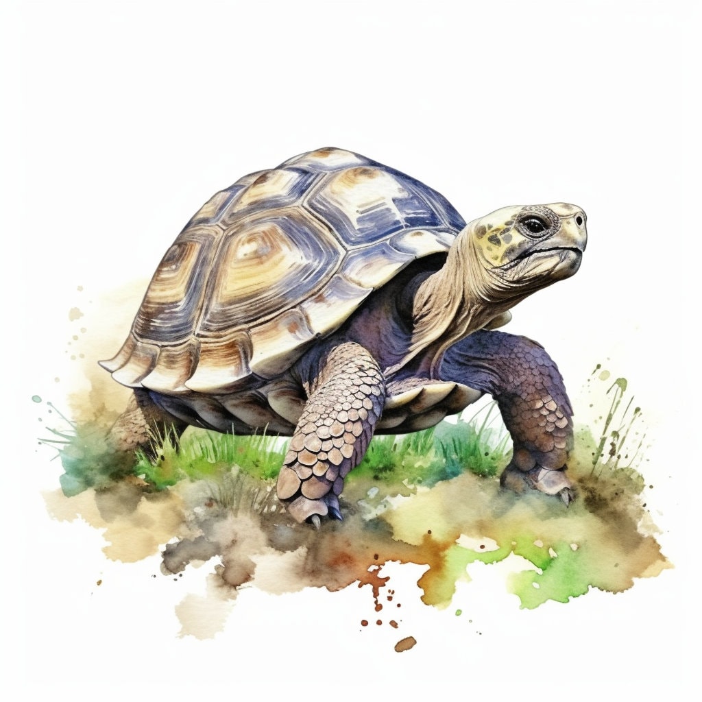 Tortoise Clipart Watercolor Clipart Jpgs Set of 12 Digital - Etsy