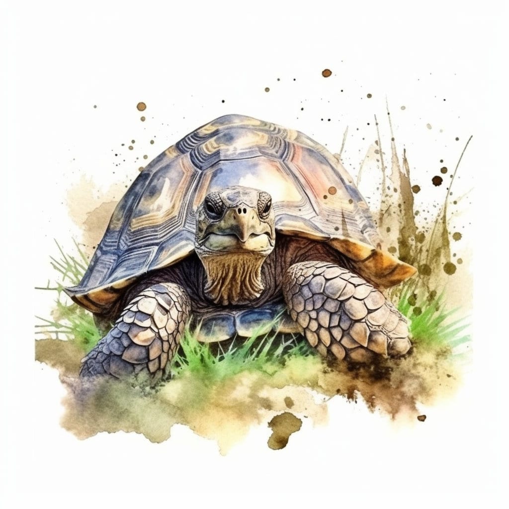 Tortoise Clipart Watercolor Clipart Jpgs Set of 12 Digital - Etsy