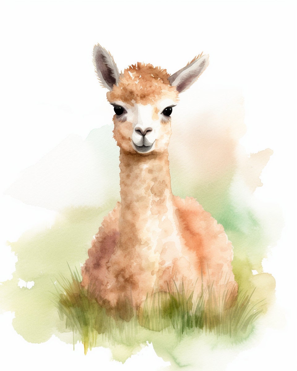 Baby Cria Clipart, 20 Non-transparent JPG Images , Watercolor Clipart ...