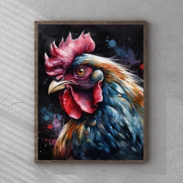 Rooster Prints - Etsy
