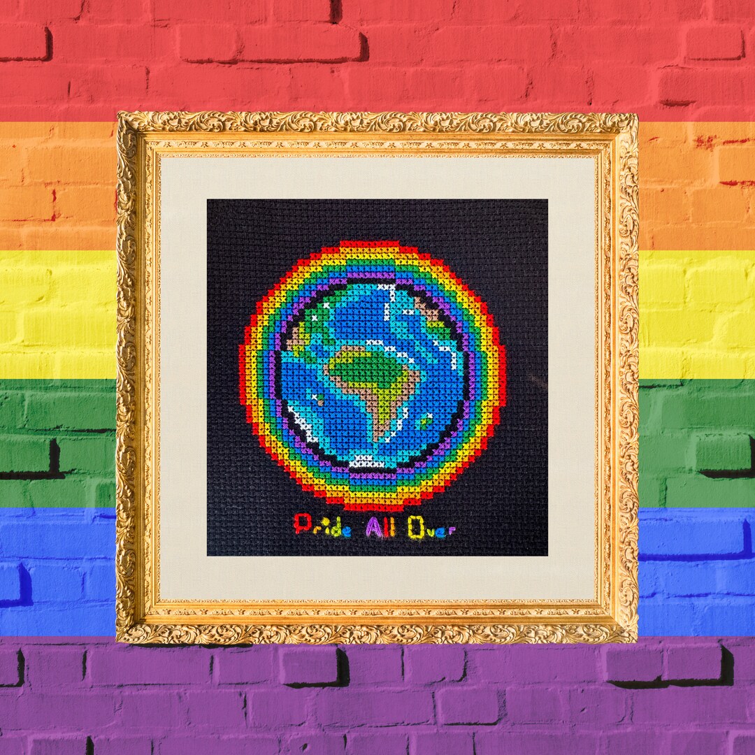 Pride Cross Stitch Pattern, Mini Cross Stitch, Pride Month Gift Idea ...