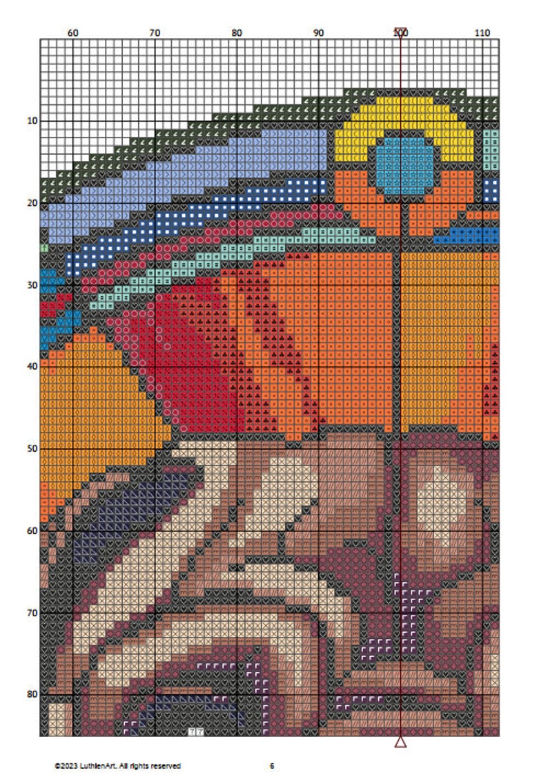 Stained Glass Pug Cross Stitch Pattern, Dog Cross Stitch Pattern ...