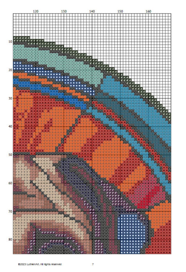 Stained Glass Pug Cross Stitch Pattern, Dog Cross Stitch Pattern ...