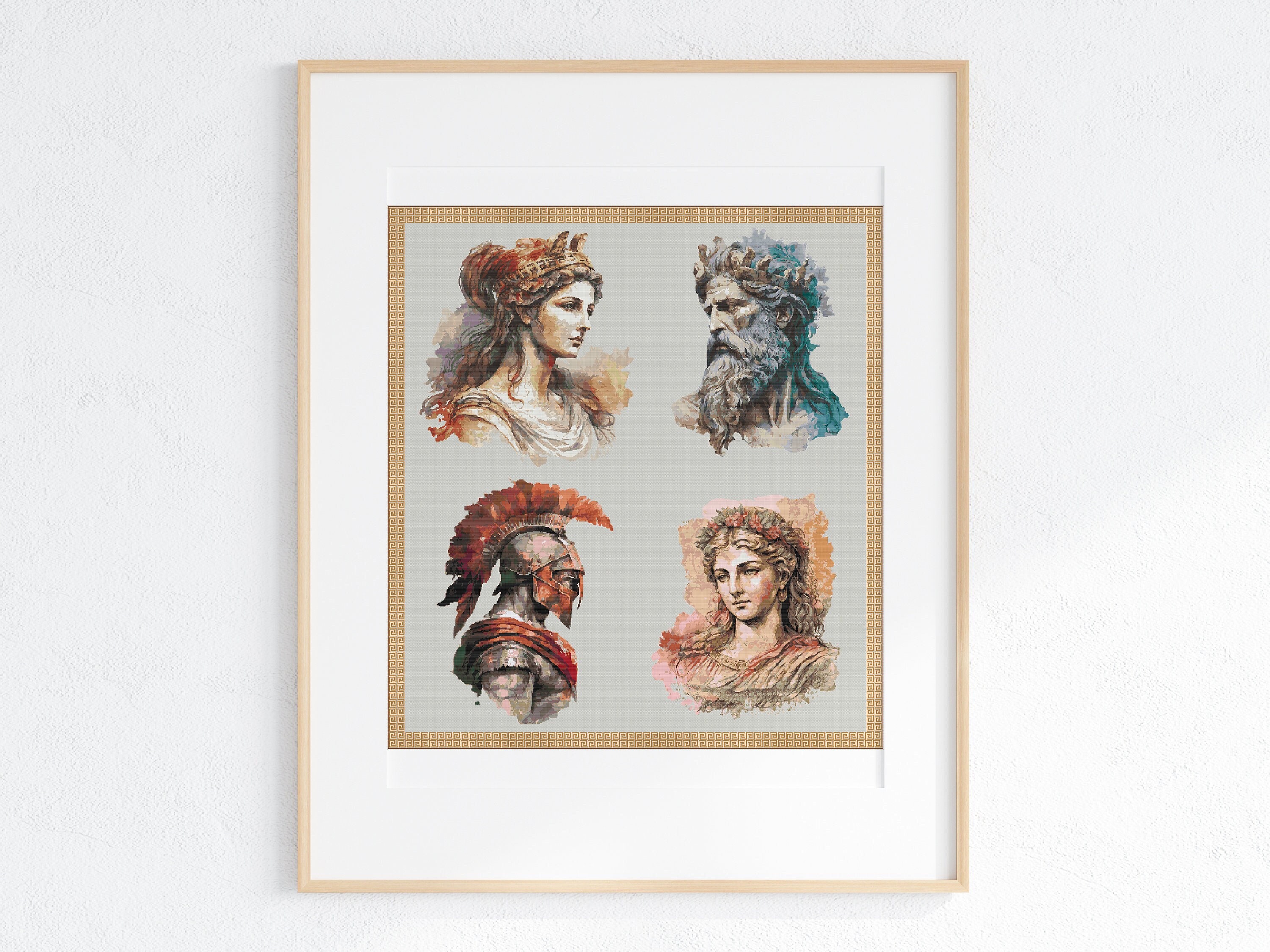 Ancient Gods Cross Stitch Pattern Ancient Greek Goddess - Etsy