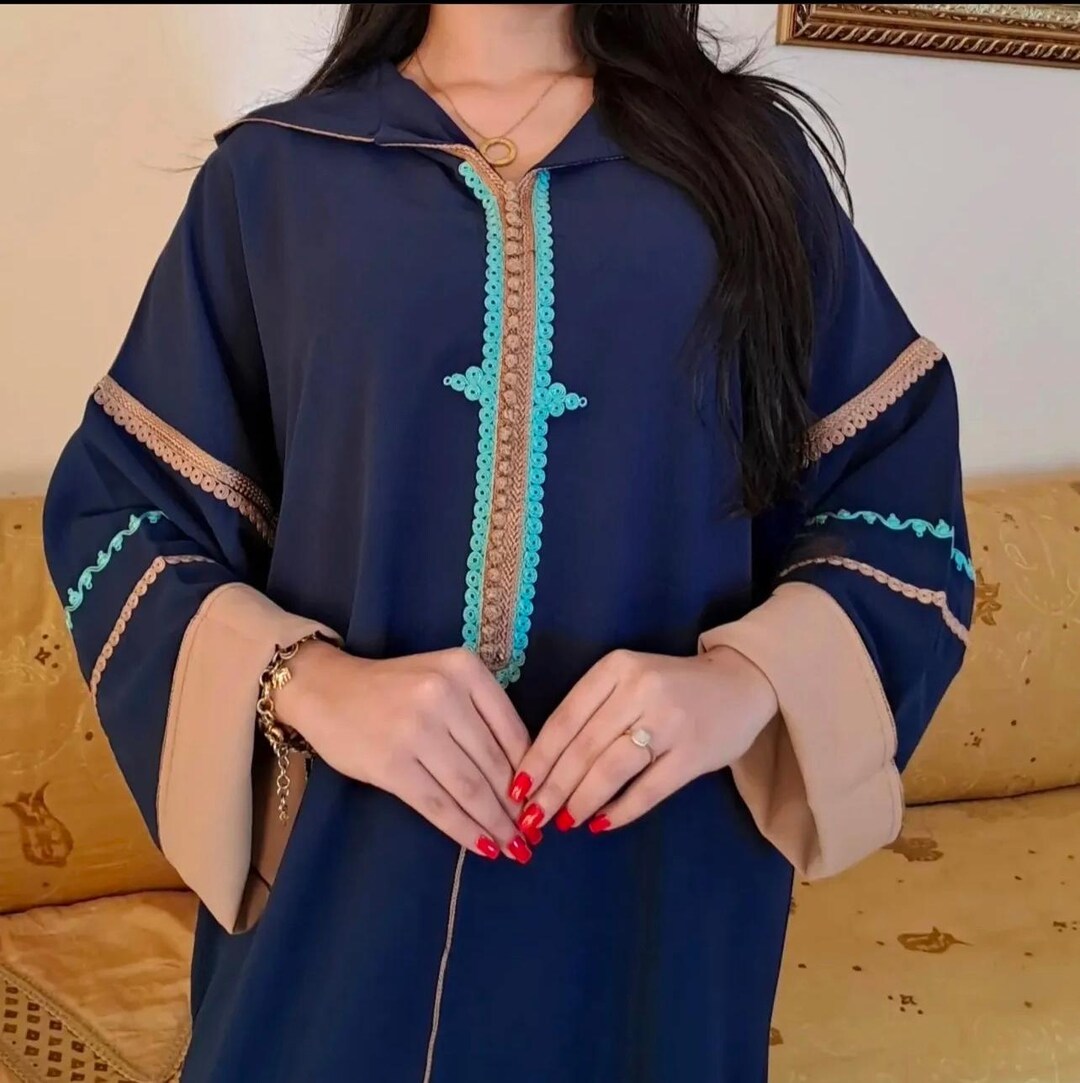 Moroccan Jellaba for Women – Timeless Elegance + Free Aker Fassi for ...