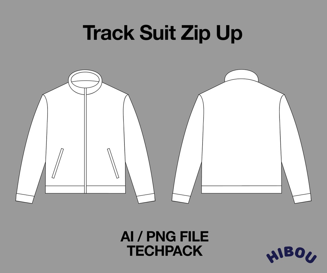 Soccer Sports Tech Fleece Tracksuit Zip up Technical Drawing Streetwear ...