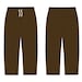 Straight Leg Sweatpants Tech Pack: Streetwear Mockup Template (AI & PNG ...