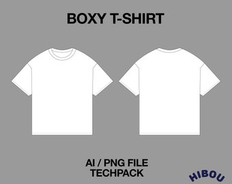 Hooded Puffer Jacket Technical Drawing Streetwear Mock-up Template for ...
